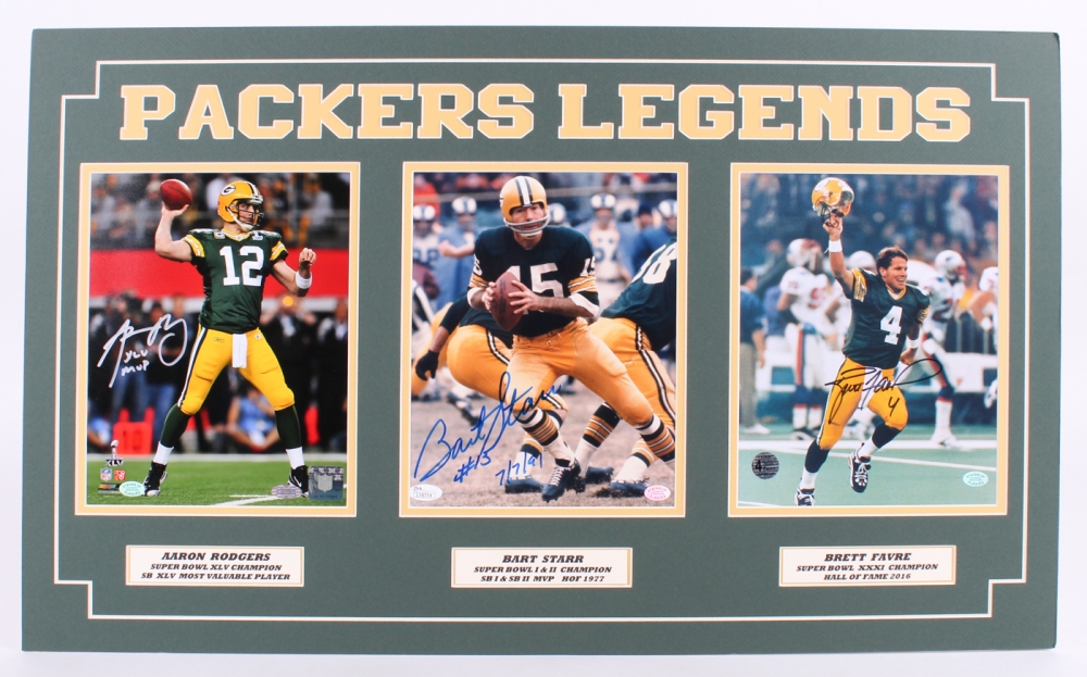 "Packers Legends" 18x30 Custom Matted Photo Display Signed By (3 ...