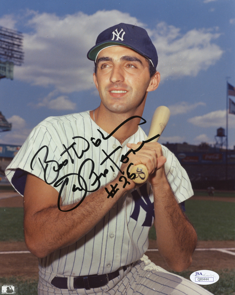 Joe Pepitone Signed Yankees 8x10 Photo Inscribed "Best Wishes" (JSA COA ...