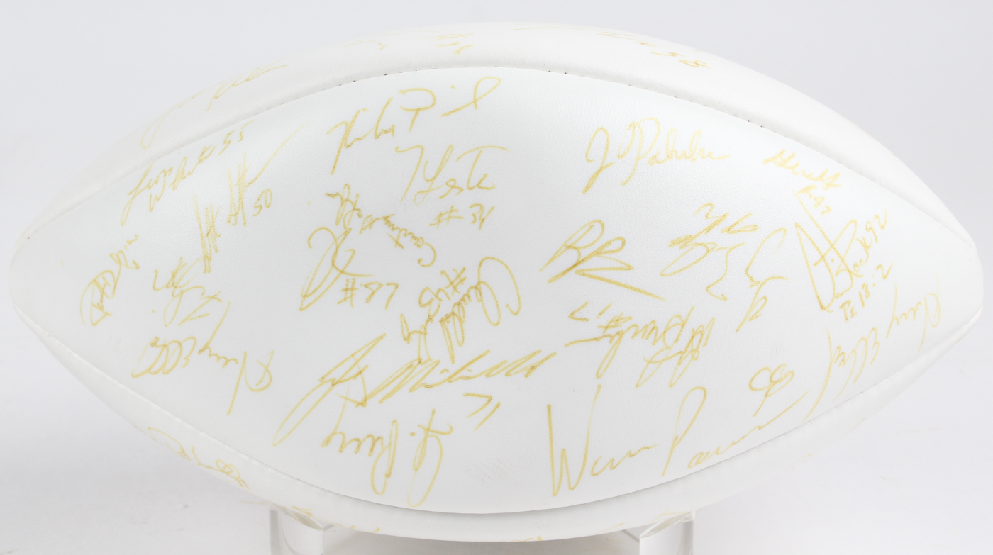 1992 Rams Football team-signed by (50) with Kevin Greene, Pat Terrell ...