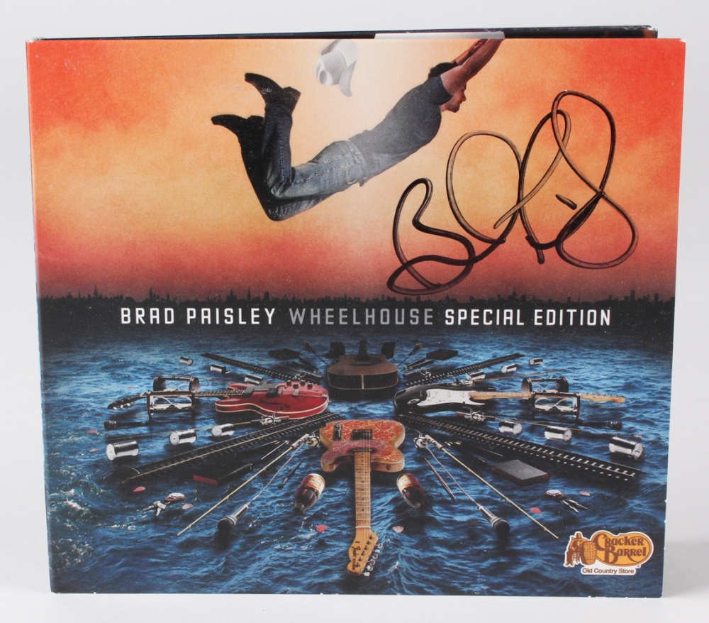 Brad Paisley Signed "Wheelhouse" Special Edition CD Case (JSA COA ...