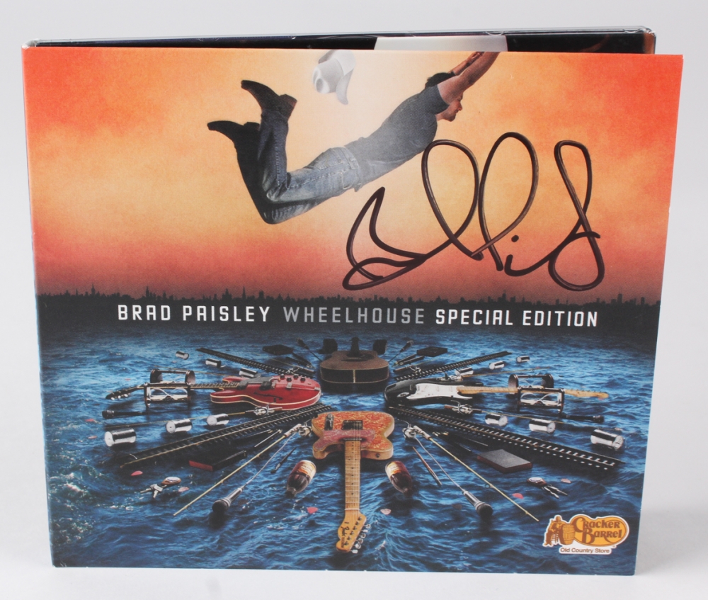 Brad Paisley Signed "Wheelhouse" Special Edition CD Case (JSA COA ...