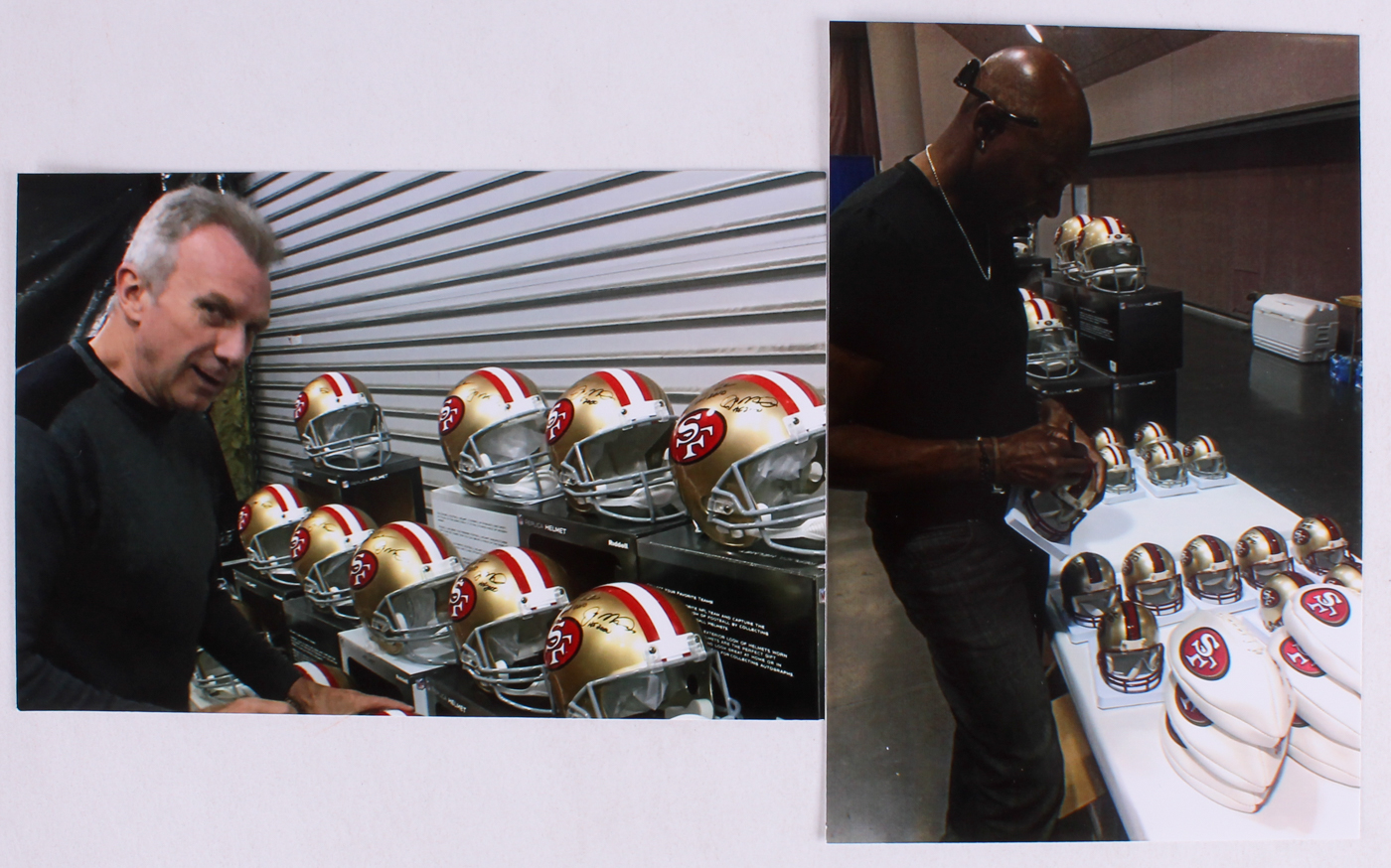 Joe Montana, Jerry Rice & Steve Young Signed "49ers Hall of Famers ...