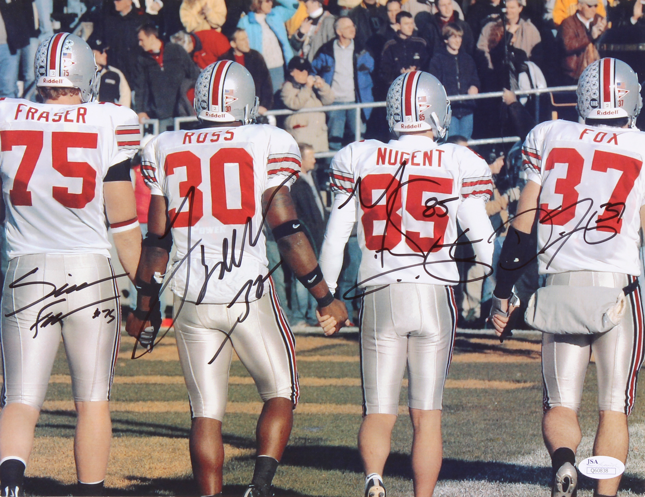 Multi-Signed Ohio State 11x14 Photo with Simon Fraser, Lydell Ross ...
