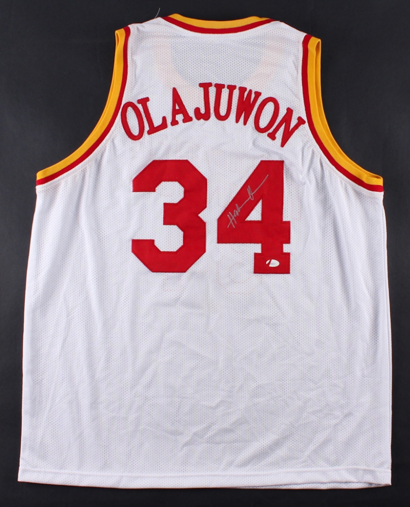 Hakeem Olajuwon Signed Rockets Jersey (JSA COA) | Pristine Auction