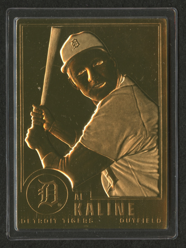 Al Kaline Danbury Mint #124 22Kt Gold Baseball Card | Pristine Auction