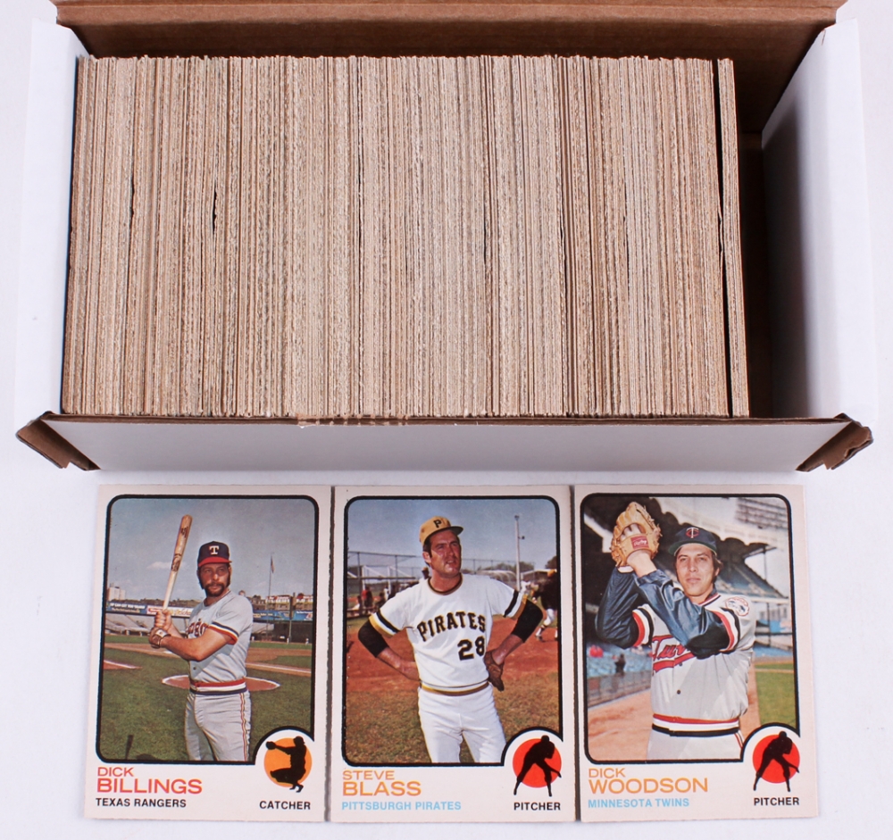 1973 OPC Partial Set of (360) Baseball Cards with #94 Dick Billings ...