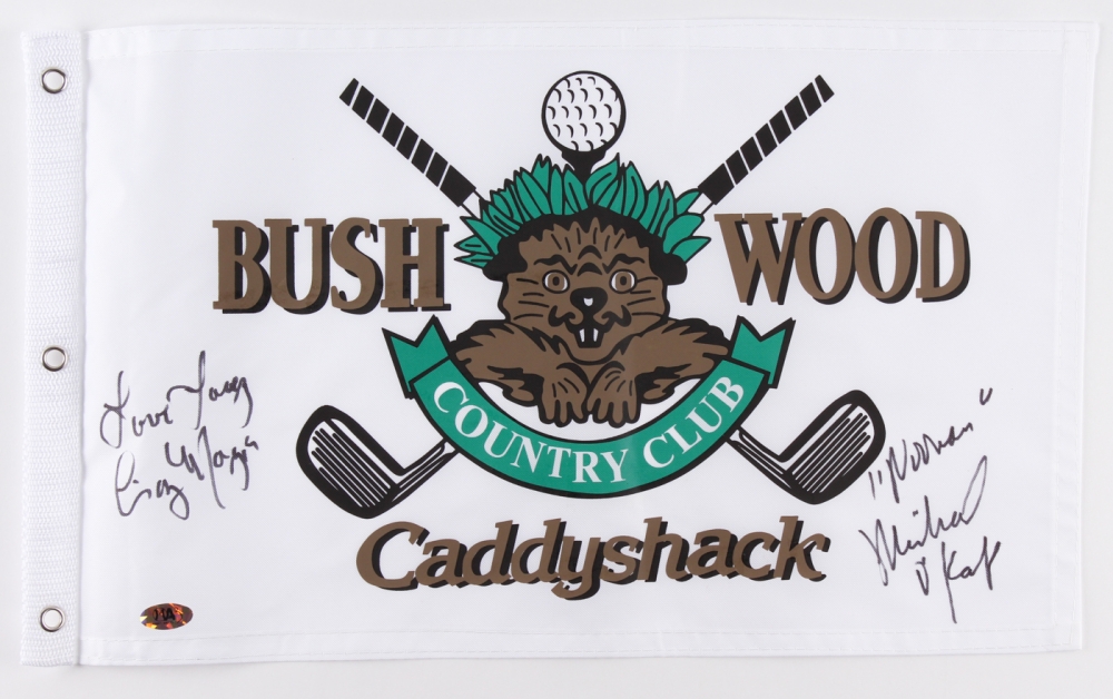 Cindy Morgan & Michael O'Keefe Signed 12x21 Caddyshack Gopher Logo ...