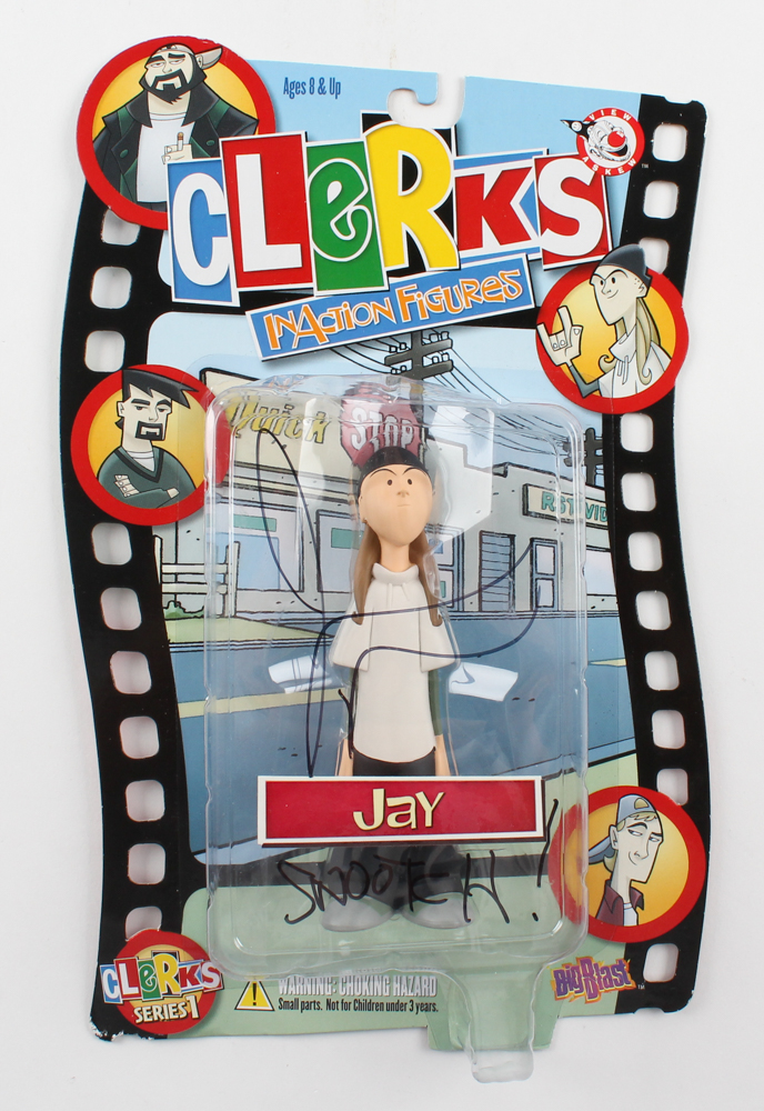 Jason Mewes Signed "Jay" Clerks Inaction Figure (JSA COA) | Pristine ...