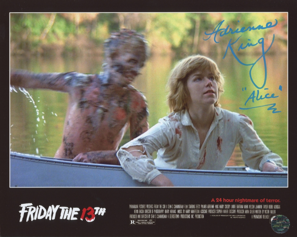 Adrienne King Signed "Friday the 13th" 8x10 Photo Inscribed "Alice" (Legends COA) | Pristine Auction