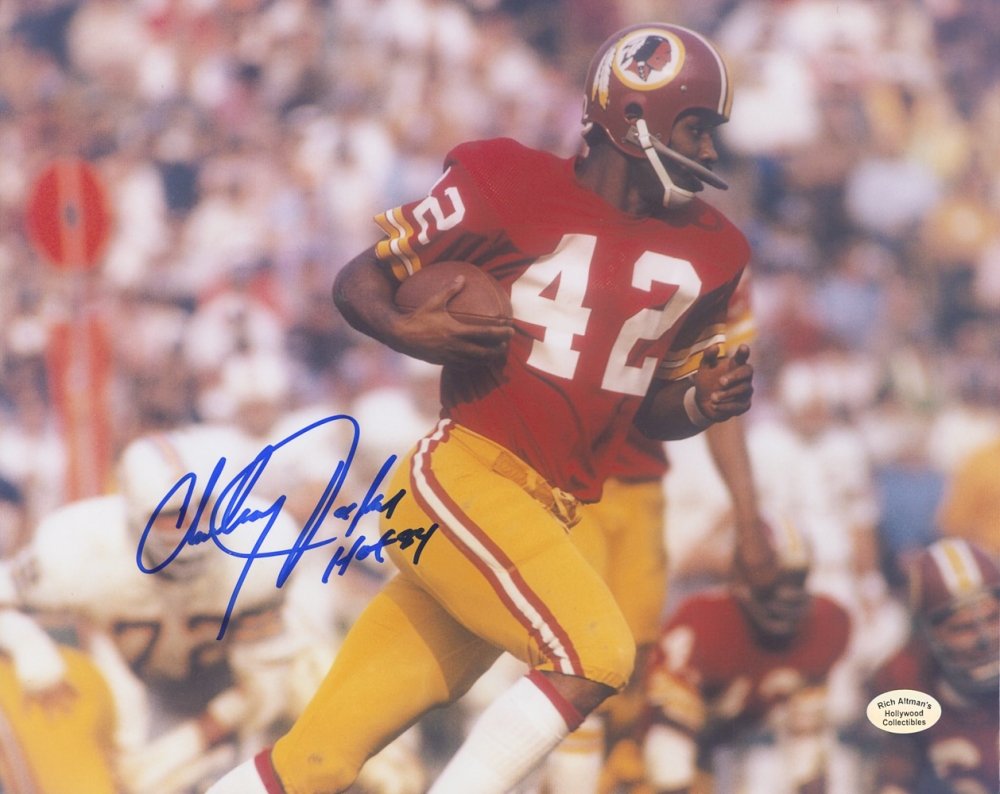 Charley Taylor Signed Redskins 8x10 Photo Inscribed "HOF 84" (Hollywood ...