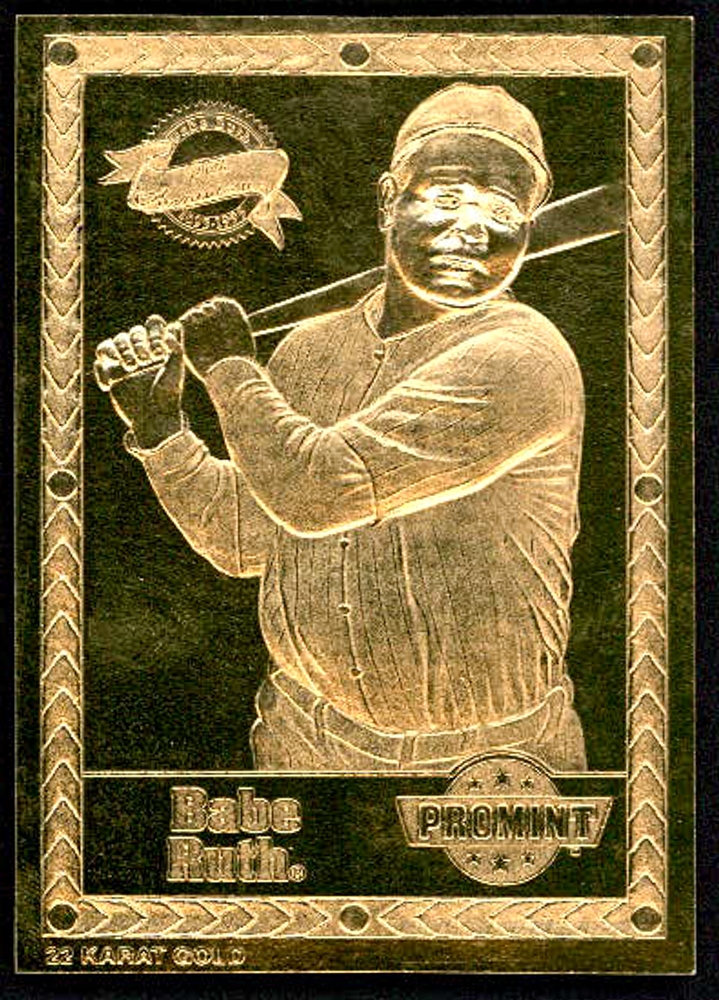 1994 ProMint 22K Gold Babe Ruth | Pristine Auction