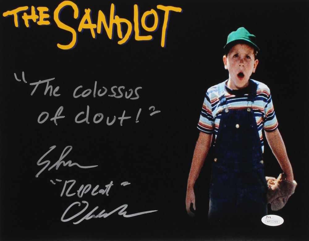 Shane "Repeat" Obedzinski Signed "The Sandlot" 11x14 Photo Inscribed ...