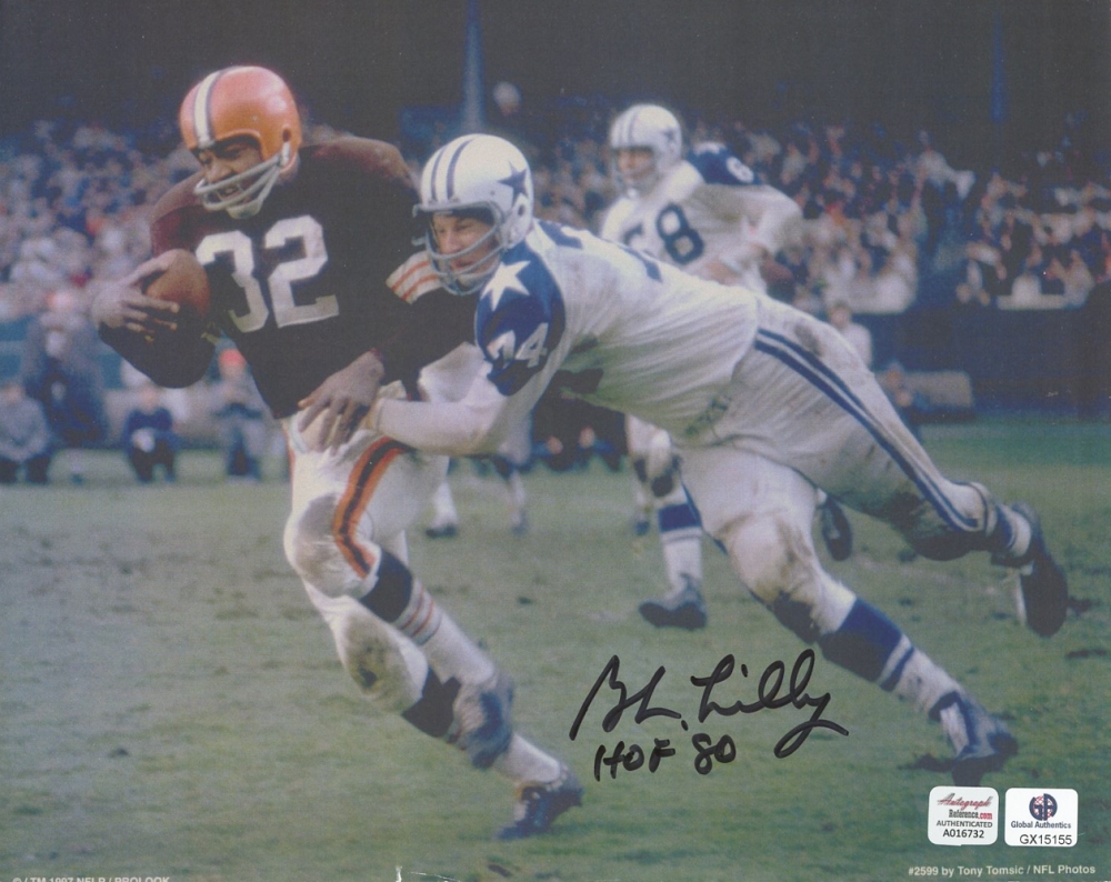 Bob Lilly Signed Cowboys 8x10 Photo Inscribed "HOF 80" (Autograph ...
