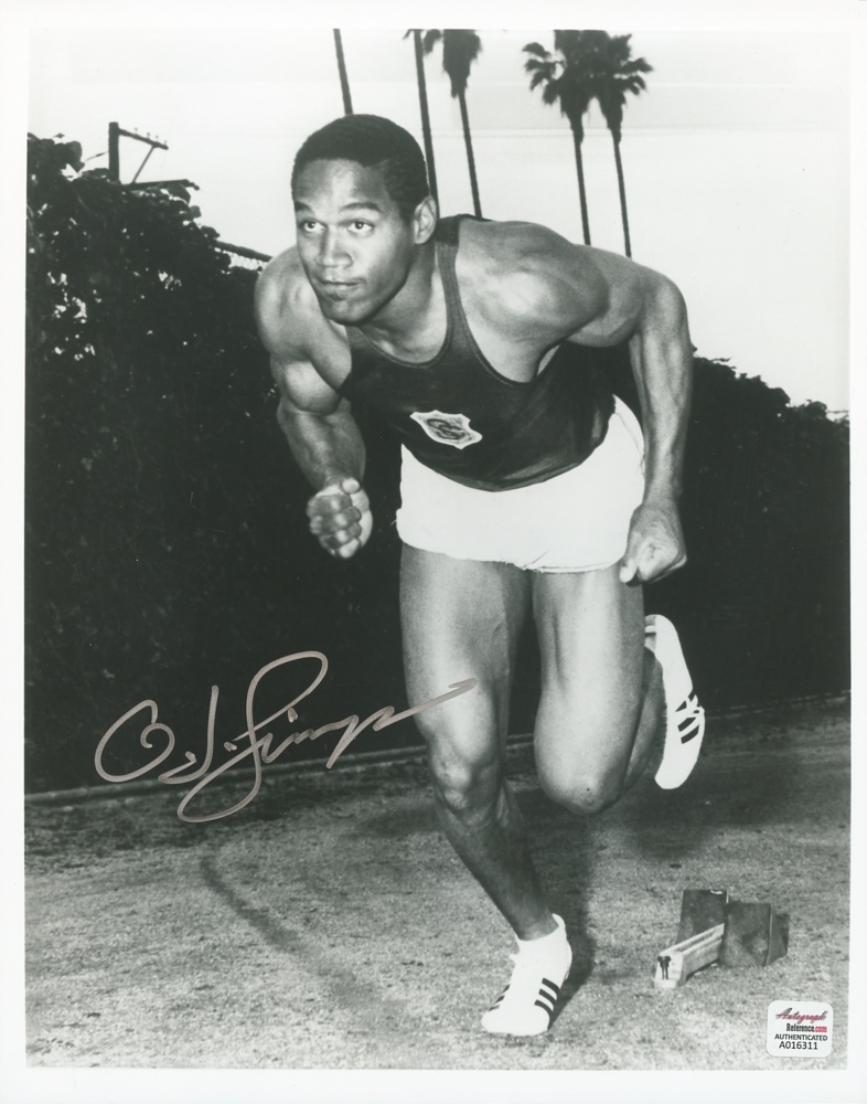 OJ Simpson Signed 8x10 Photo (Autograph Reference COA) | Pristine Auction