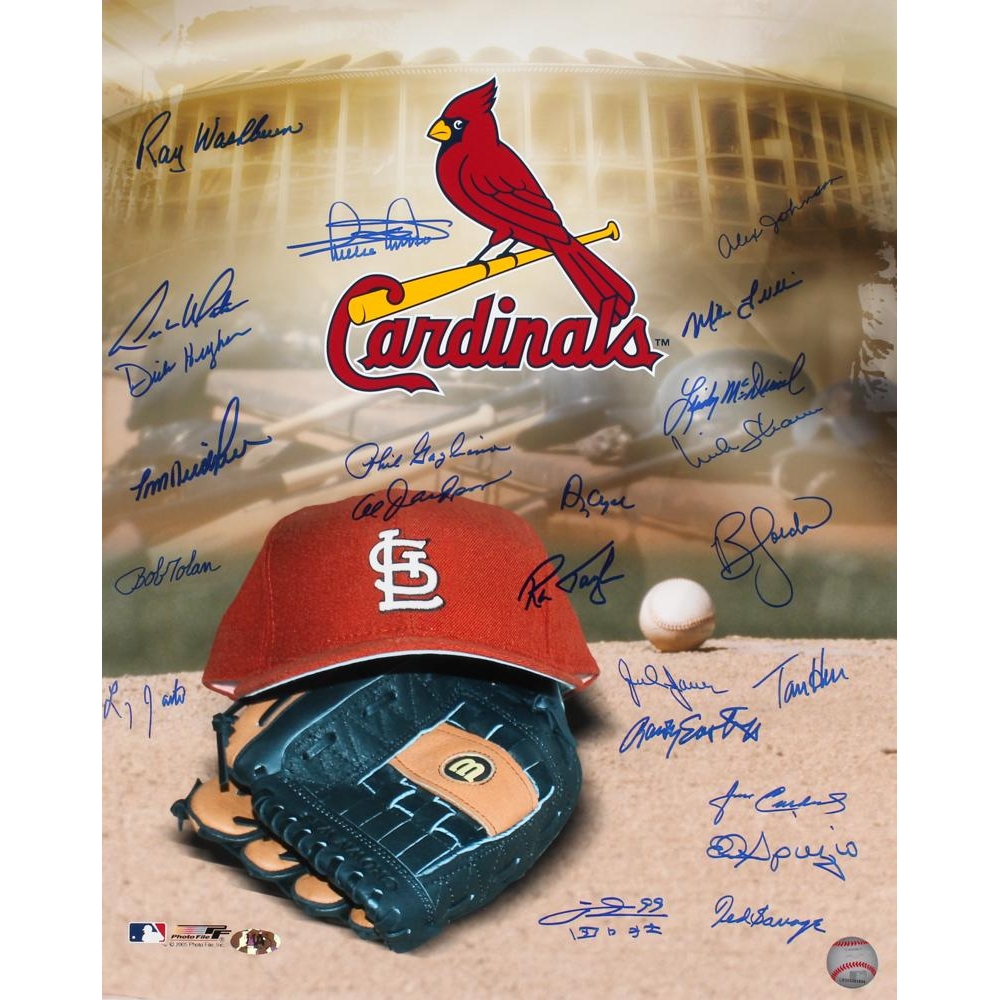 Stan Musial Cardinals 16x20 Photo Signed by (23) with Minnie Minoso ...