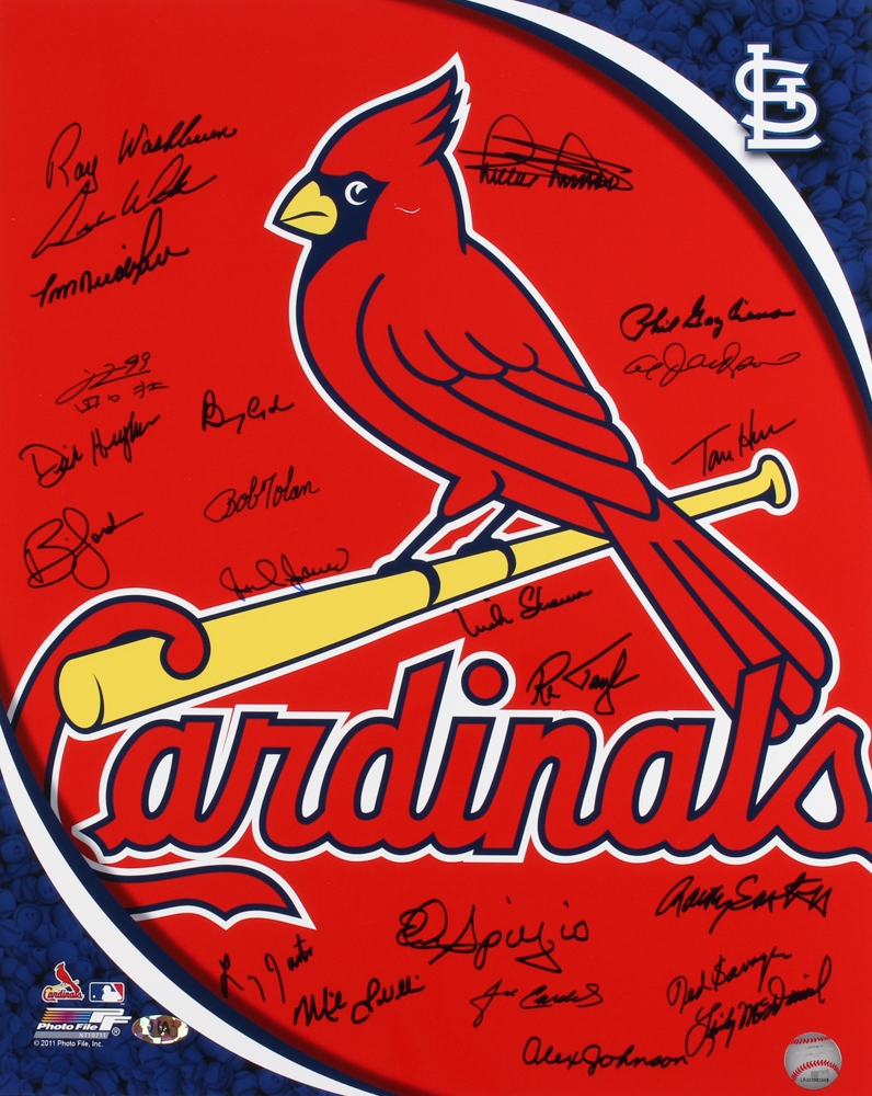 St. Louis Cardinals 16x20 Photo Signed by (23) with Minnie Minoso, Alex ...