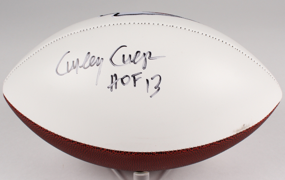 Curley Culp Signed Chiefs Logo Football Inscribed 'HOF 13' (Culp ...