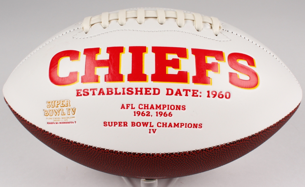 Curley Culp Signed Chiefs Logo Football Inscribed 'HOF 13' (Culp ...