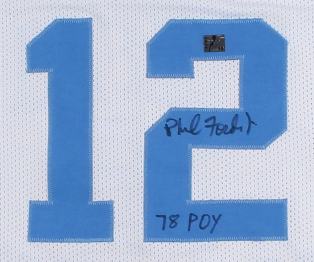 Phil Ford Signed North Carolina Tar Heels Jersey Inscribed "78 POY ...