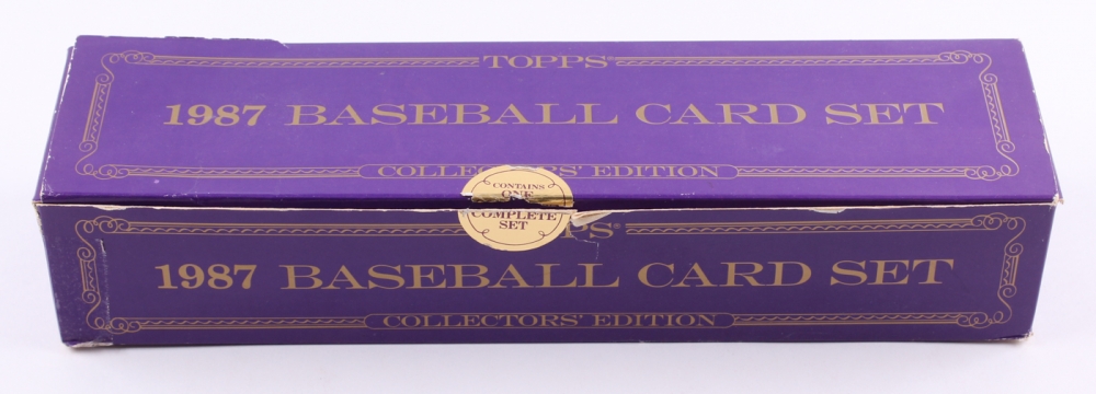 1987 Topps Tiffany Complete Set of (792) Collectors' Edition Baseball ...