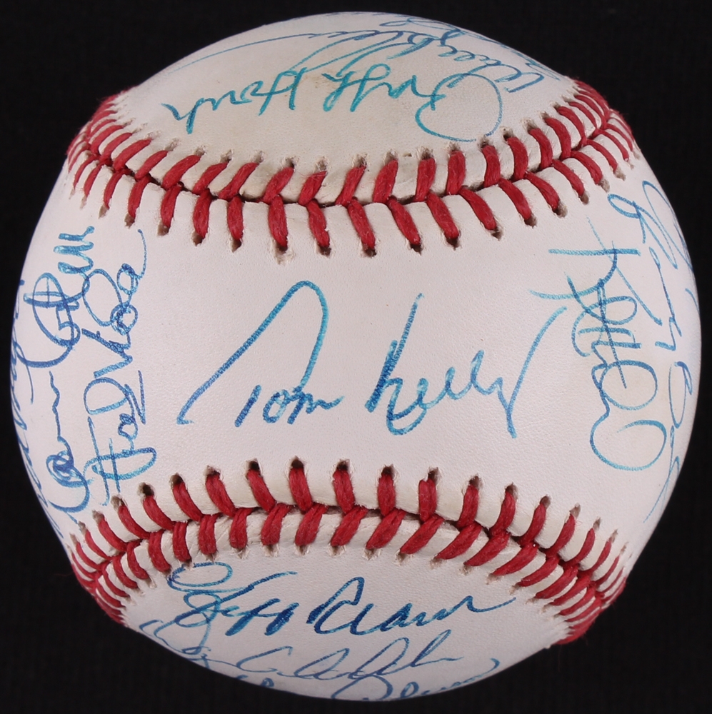 1989 Twins OAL Baseball Team-Signed by (28) with Kirby Puckett, Frank ...