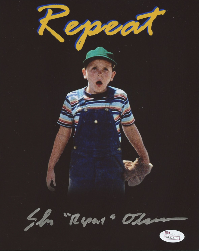 Shane "Repeat" Obedzinski Signed "The Sandlot" 8x10 Photo (JSA COA ...