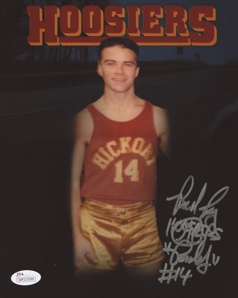 Brad Long Signed "Hoosiers" 8x10 Photo Inscribed "Hoosiers 'Buddy ...