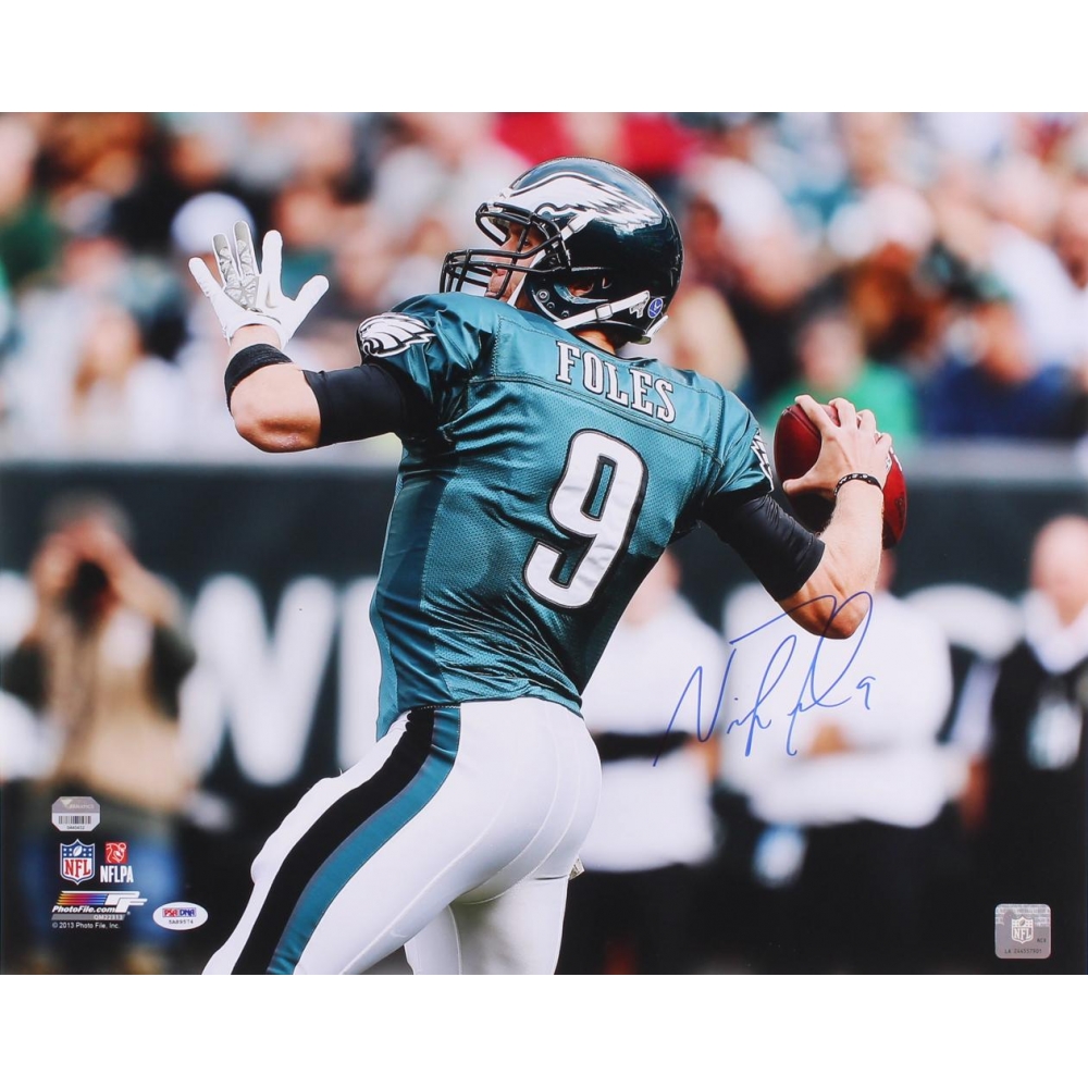 Nick Foles Signed Eagles 16x20 Photo (PSA COA) | Pristine Auction
