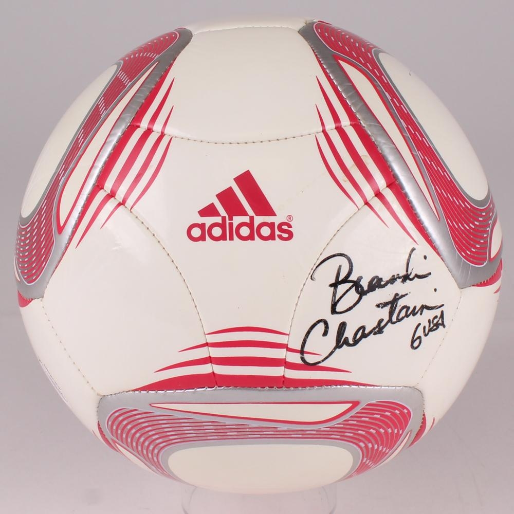 Brandi Chastain Signed Adidas Soccer Ball Inscribed "USA" (JSA ...