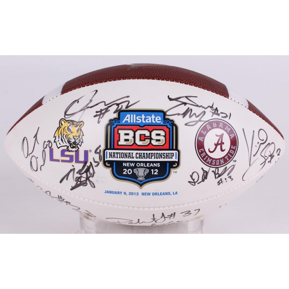 2012 Alabama Crimson Tide Football Signed by (26) With Quinton Dial ...
