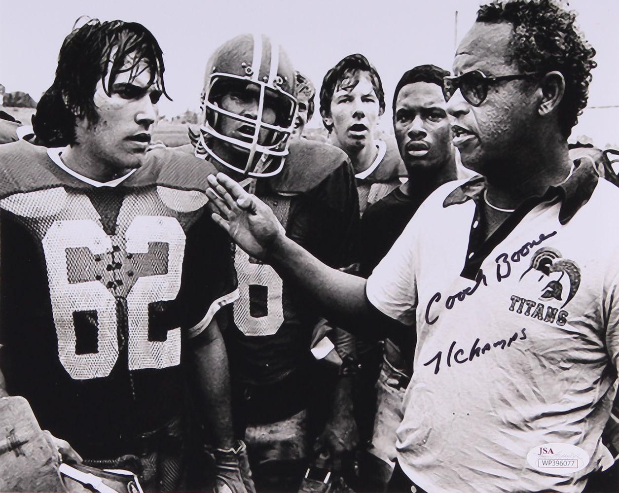 Herman Boone "Coach Boone" Signed 8x10 Photo Inscribed "71 Champs" (JSA ...