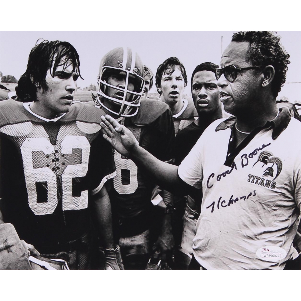 Herman Boone "Coach Boone" Signed 8x10 Photo Inscribed "71 Champs" (JSA ...