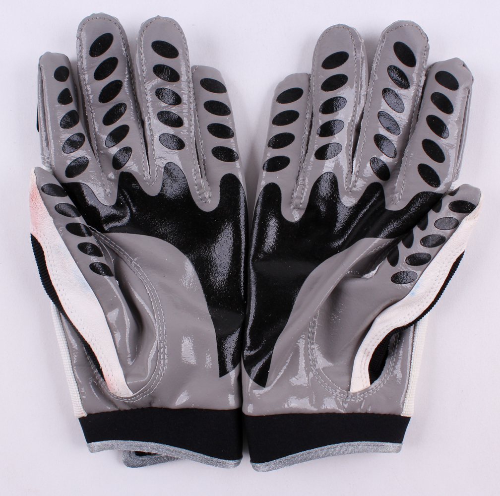 Ernest Shazor Signed Pair of (2) NFL Equipment Game-Used Football ...