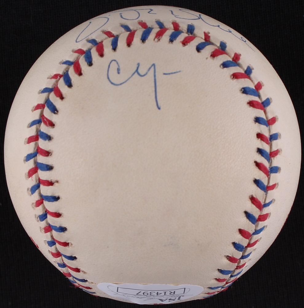 Vida Blue Signed 1996 All-Star Game Baseball Inscribed "71 M.V.P" & "CY ...