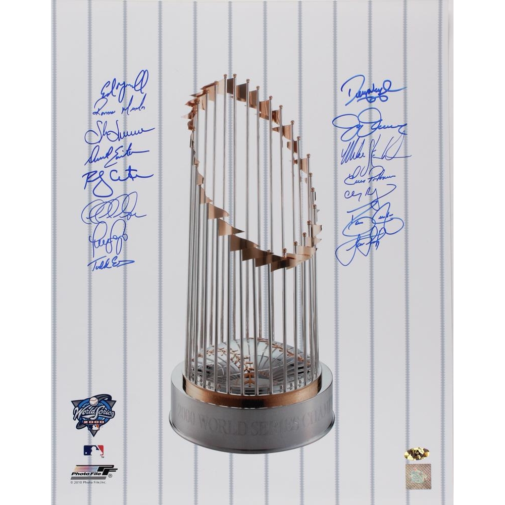 2000 World Series Champions New York Yankees 16x20 Photo Signed By (15 ...