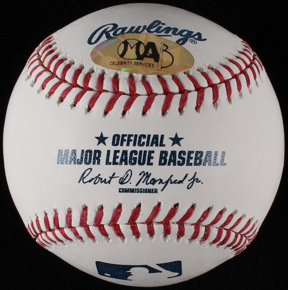 Ron Guidry Signed OML Baseball Inscribed "Louisiana Lightning" (MAB ...