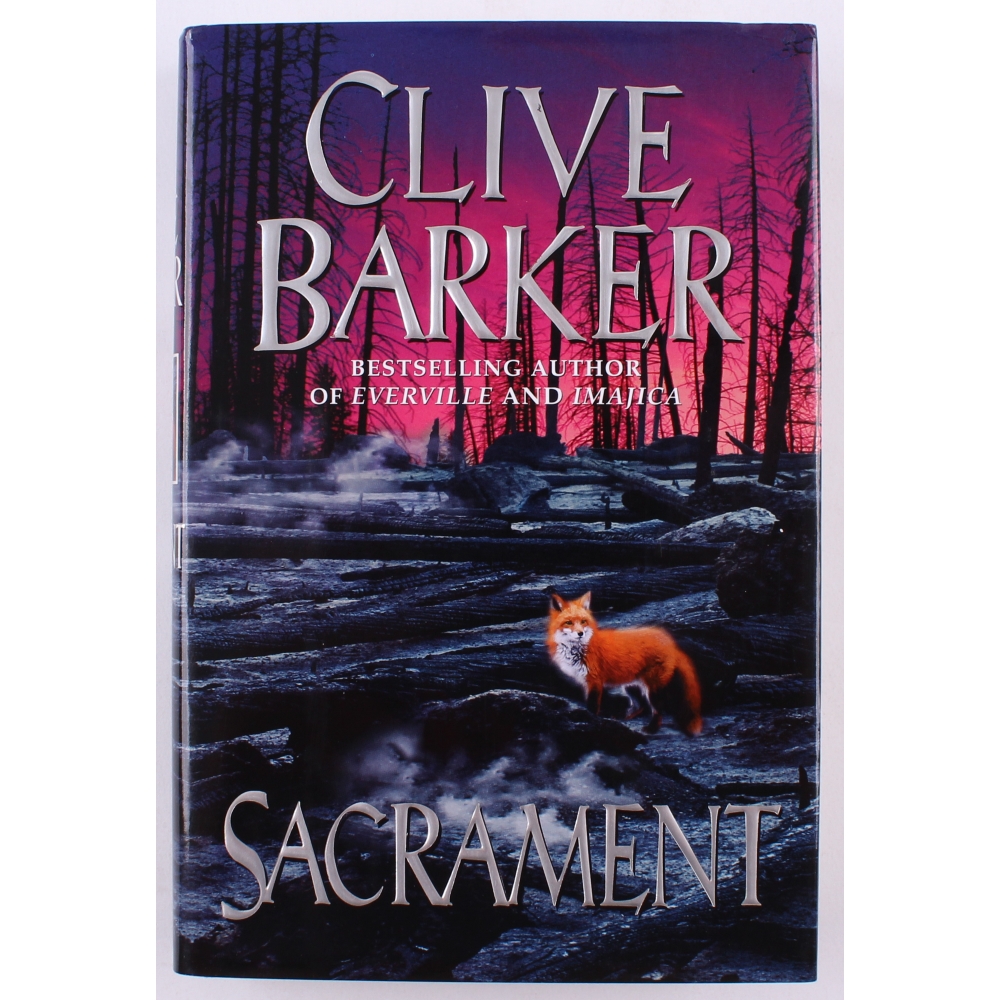 Clive Barker Signed "Sacrament" Hardback Book with Inscription (JSA COA ...