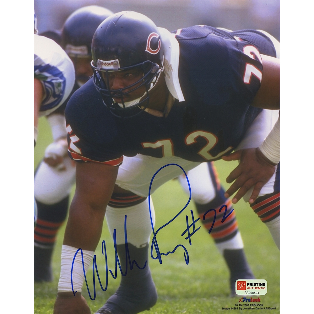 William "The Fridge" Perry Signed Bears 8x10 Photo (PA COA) | Pristine ...