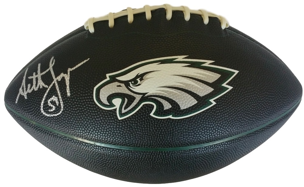 Seth Joyner Signed Philadelphia Eagles Logo Football (JSA COA ...