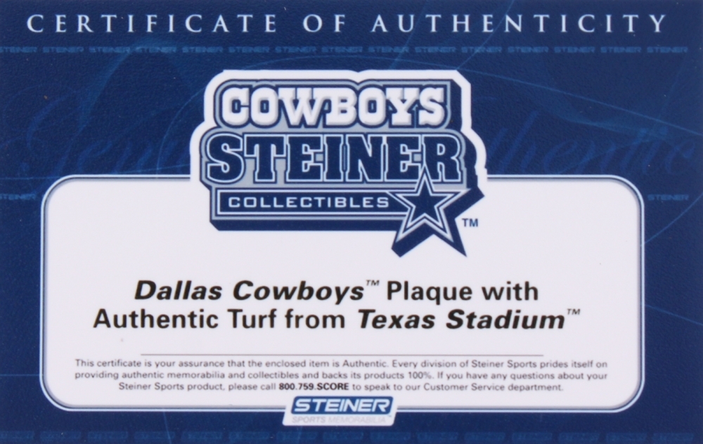 Dallas Cowboys Texas Stadium Final Season 8" x 10" Plaque with Game ...
