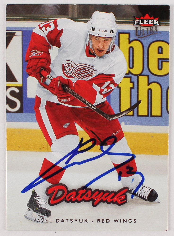 Pavel Datsyuk Signed Custom Plaque Display (JSA COA) | Pristine Auction