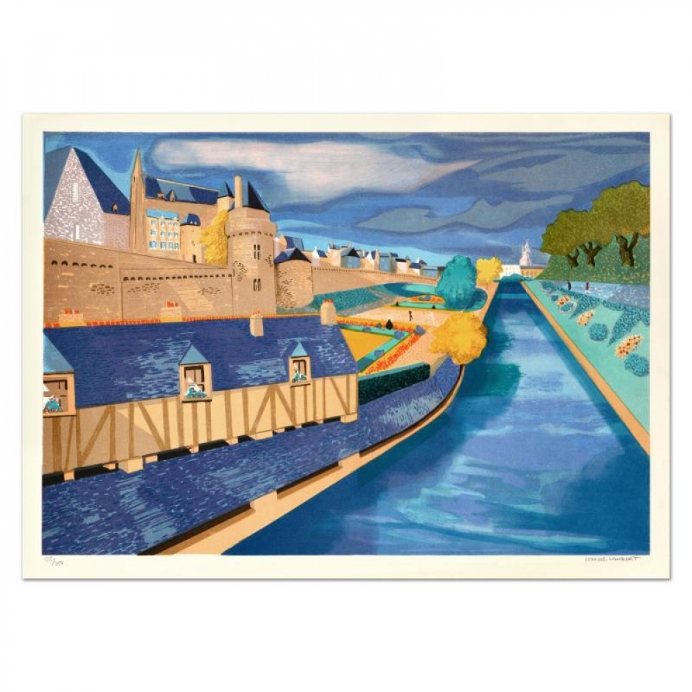 Georges Lambert Signed "Etretat" Limited Edition 21x29 Lithograph ...