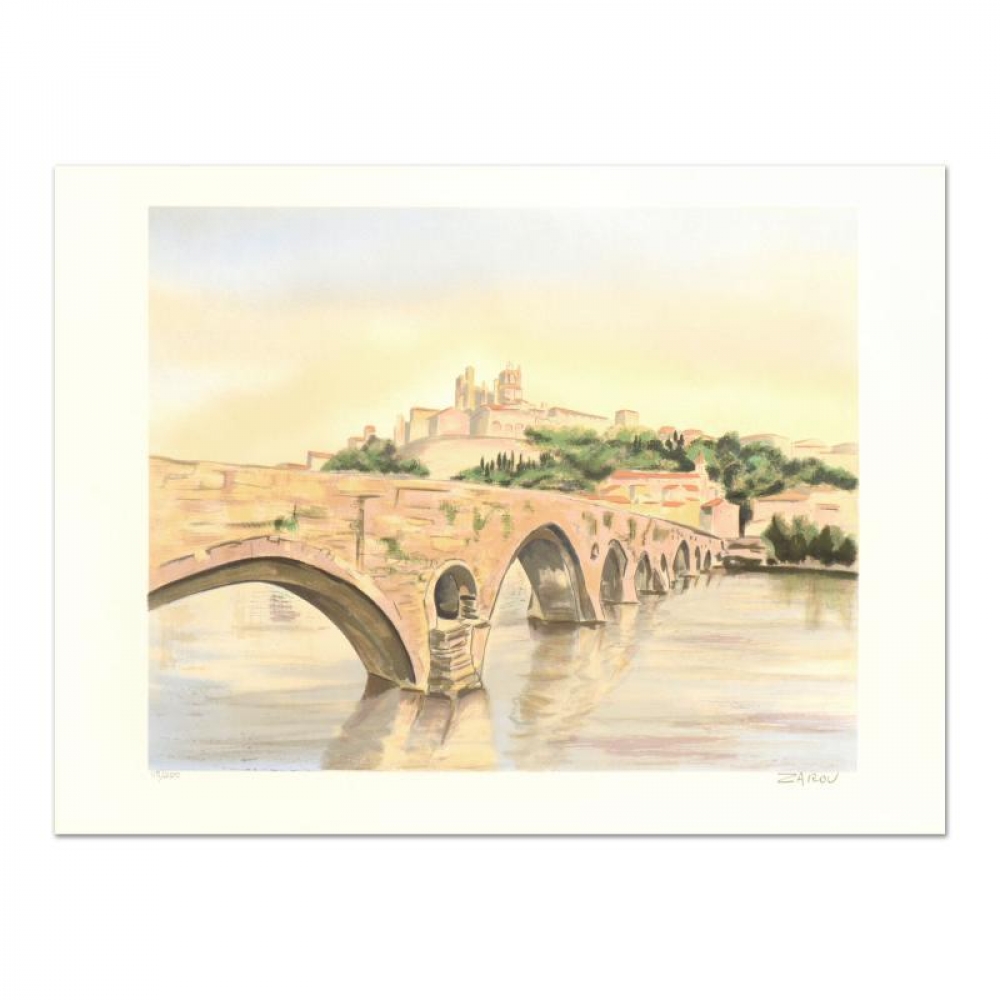Victor Zarou Signed "Avignon" Limited Edition 21x29 Lithograph ...