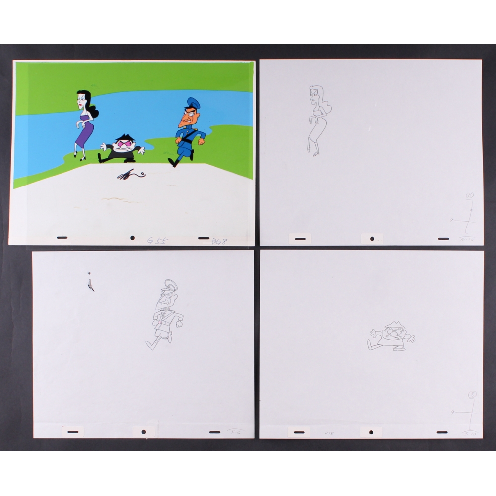 Gerard Baldwin Signed "Natasha, Boris & Fearless Leader" 12.5" x 10.5 ...