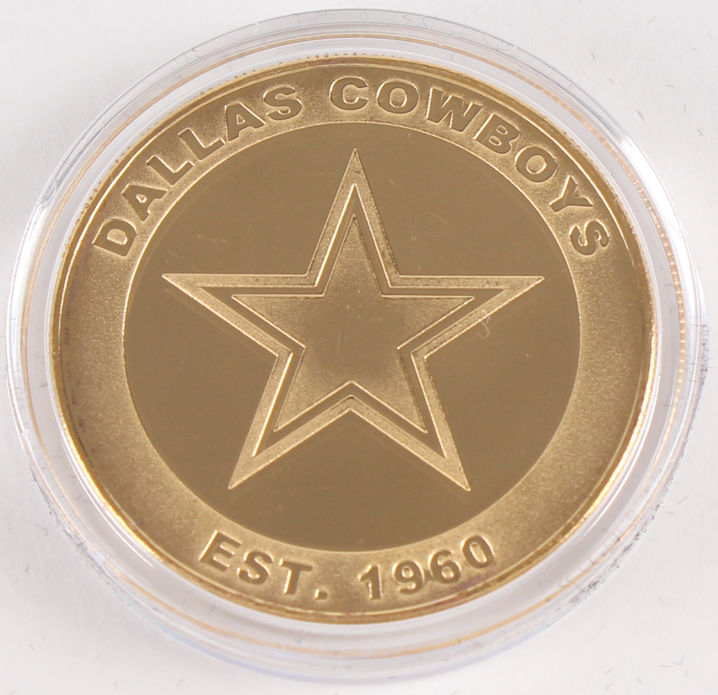 2016 Cowboys 24kt Flash Plated Gold Commemorative Coin from Highland ...
