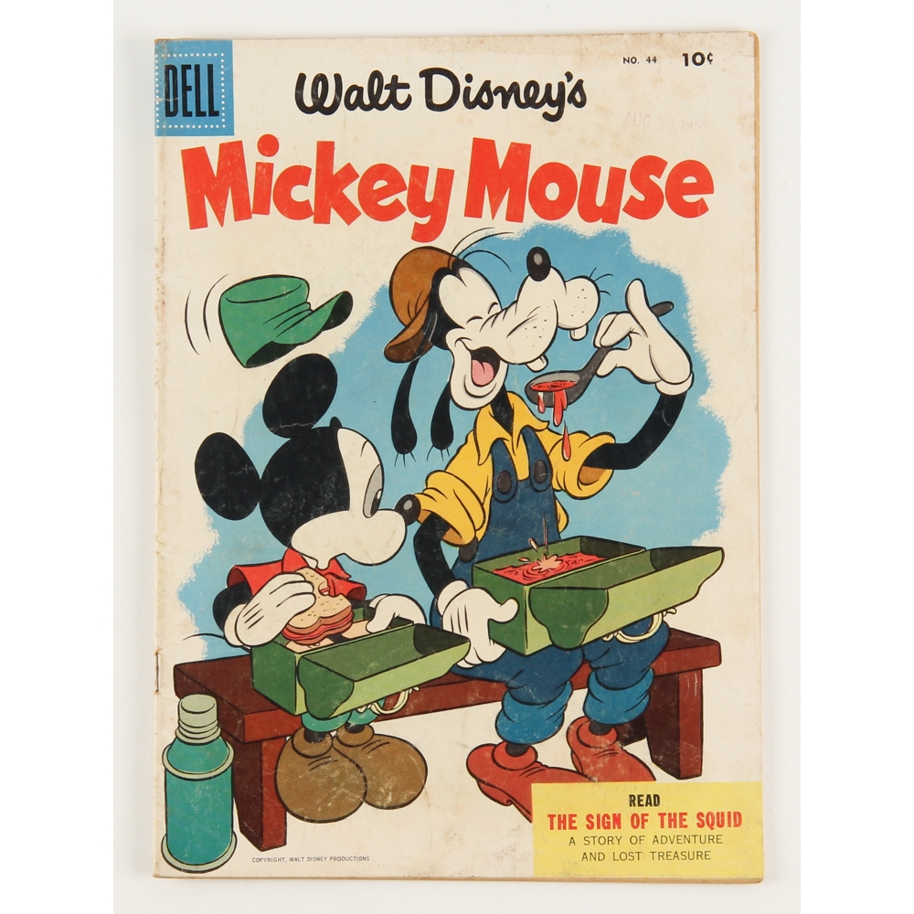 1955 Mickey Mouse #44 Walt Disney's Comic Book | Pristine Auction