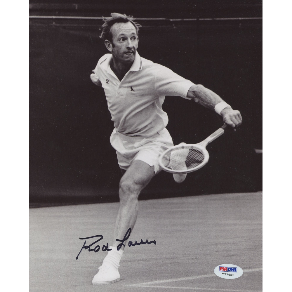 Rod Laver Signed 8x10 Photo (PSA COA) | Pristine Auction