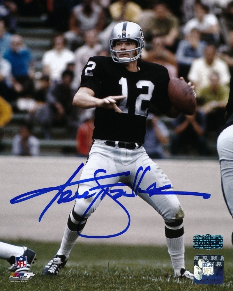 Ken Stabler Signed Raiders 8x10 Photo (Radtke Hologram) | Pristine Auction