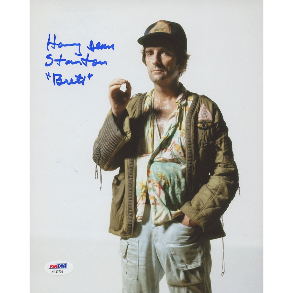 Harry Dean Stanton Signed "Alien" 8x10 Photo Inscribed "Brett" (PSA COA ...