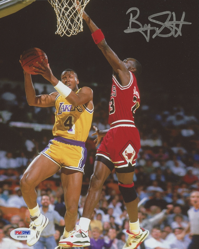 Byron Scott Signed Lakers 8x10 Photo (PSA COA) | Pristine Auction